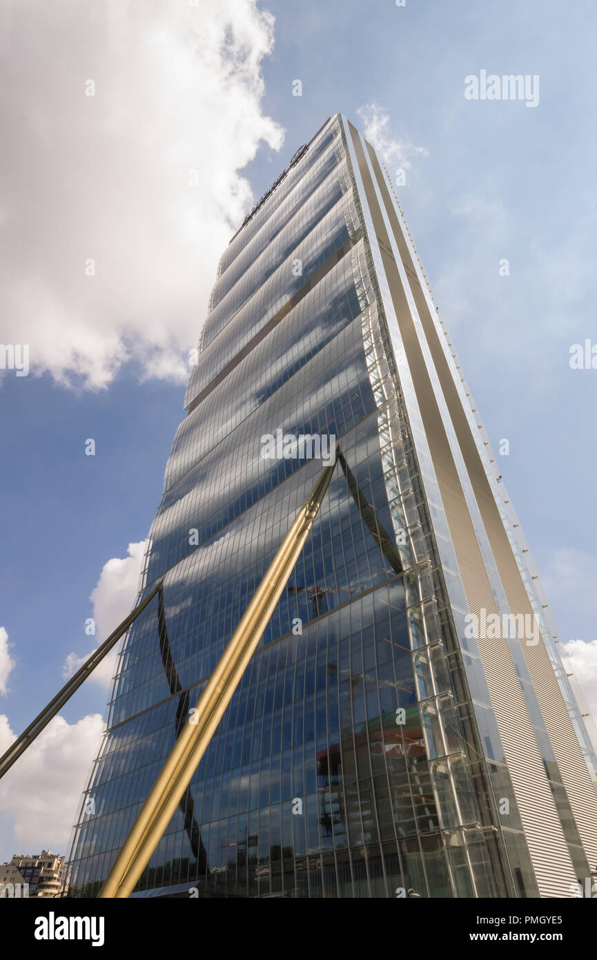 Allianz Tower, AKA “The Dritto” skyscraper high-rise building, designed ...