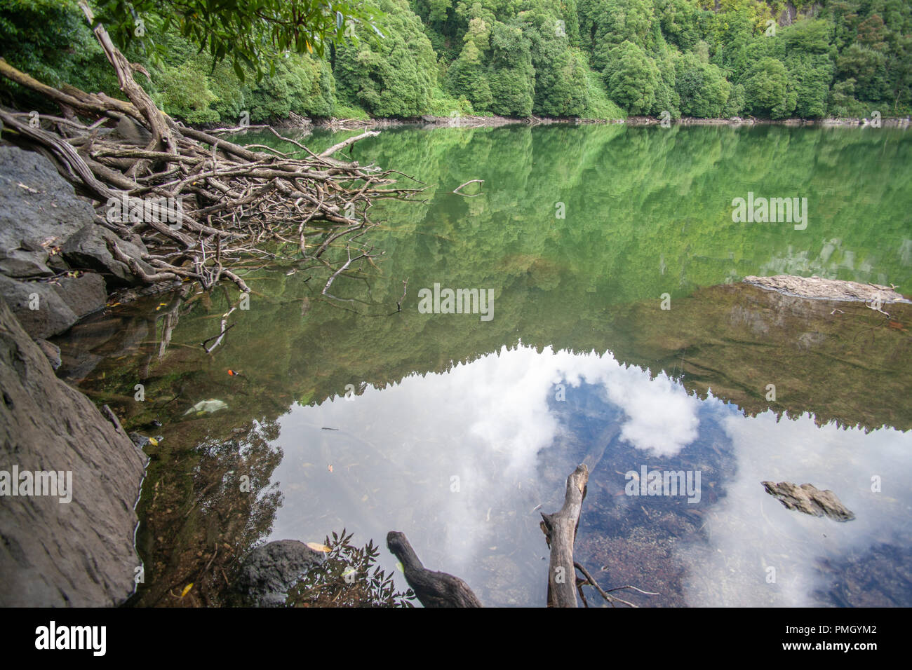 lake congro sao miguel azores Lagoon Congro (Lagoa do Congro Stock ...