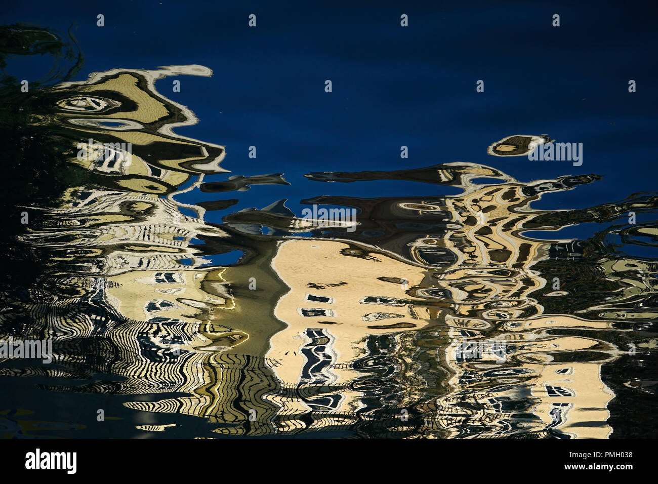 Abstract Reflections on Water Stock Photo - Alamy