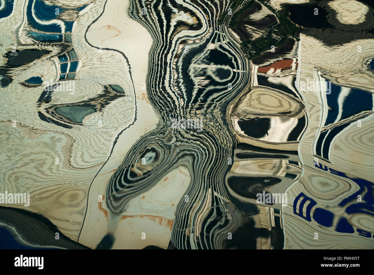 Abstract blue wave fractal pattern hi-res stock photography and images ...