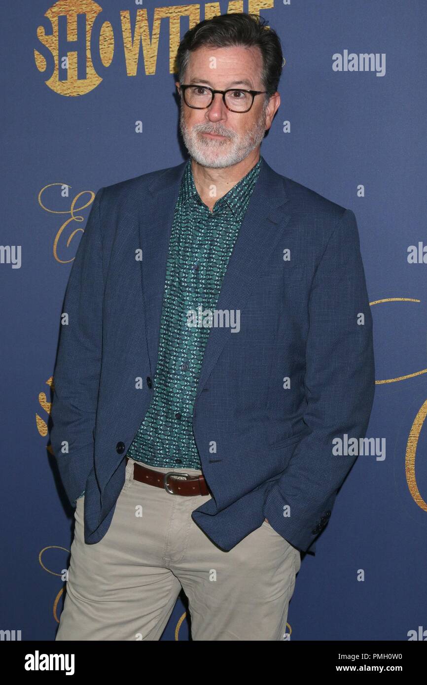 Stephen Colbert at arrivals for Showtime Emmy Eve Nominees Celebration ...