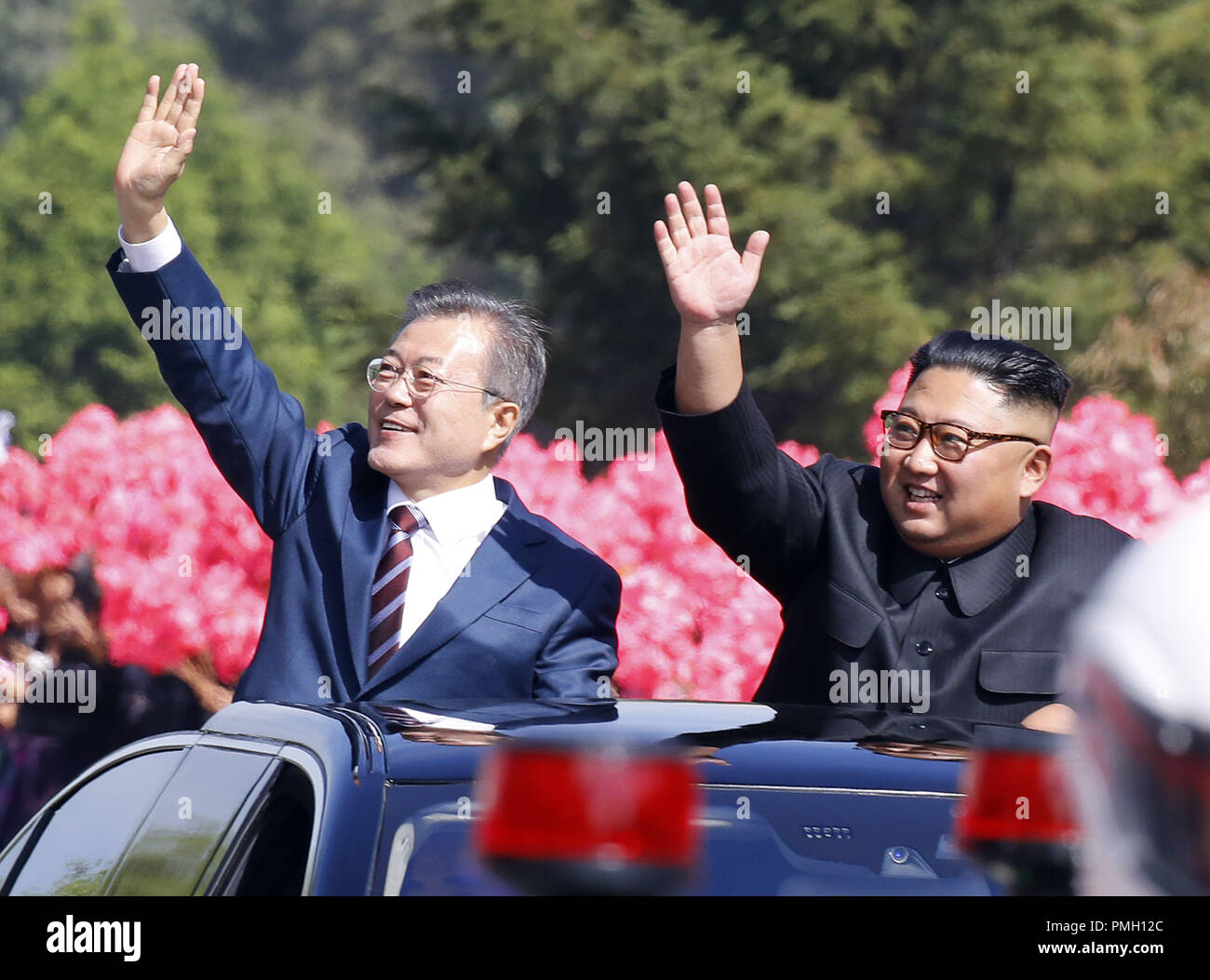Pyeongyang, North Korea. 18th Sep, 2018. Sep 18, 2018-Pyeongyang, North ...