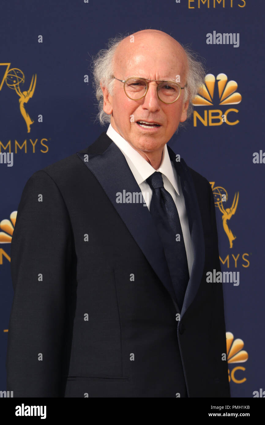 Los Angeles, Ca, USA. 17th Sep, 2018. Larry David at the 70th Primetime ...