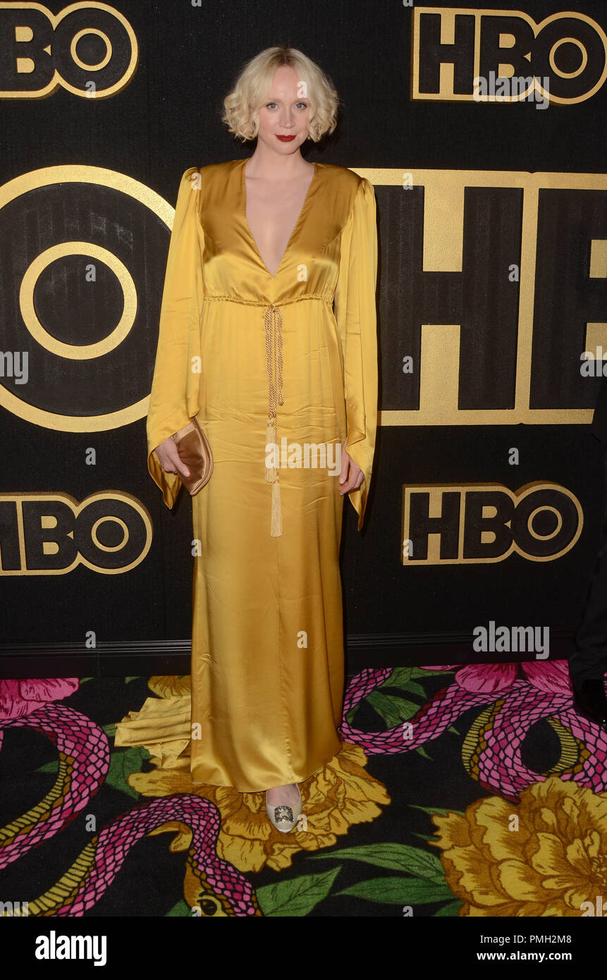 Los Angeles, Ca, USA. 17th Sep, 2018. Gwendoline Christie at HBO's ...