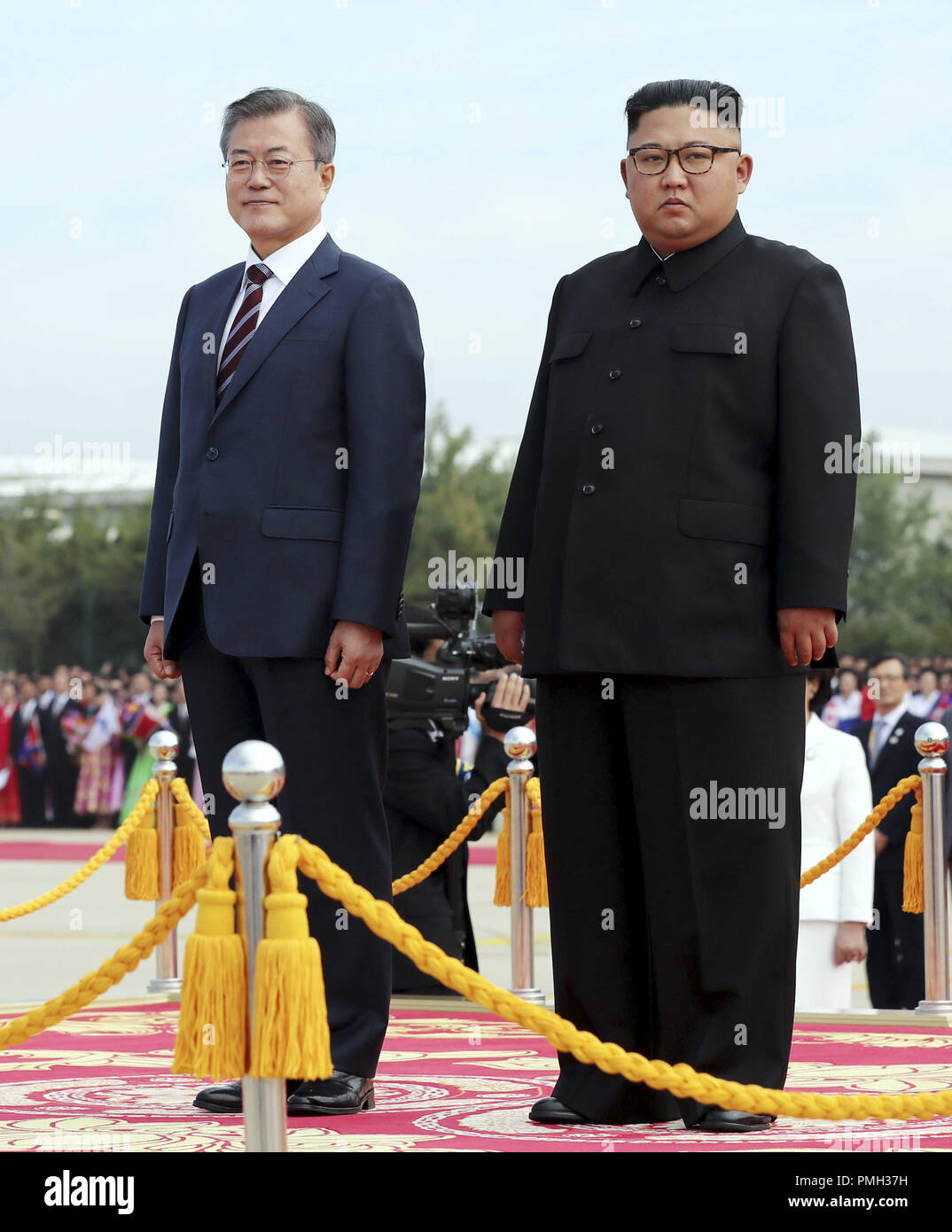 Pyeongyang, North Korea. 18th Sep, 2018. South Korean President MOON ...