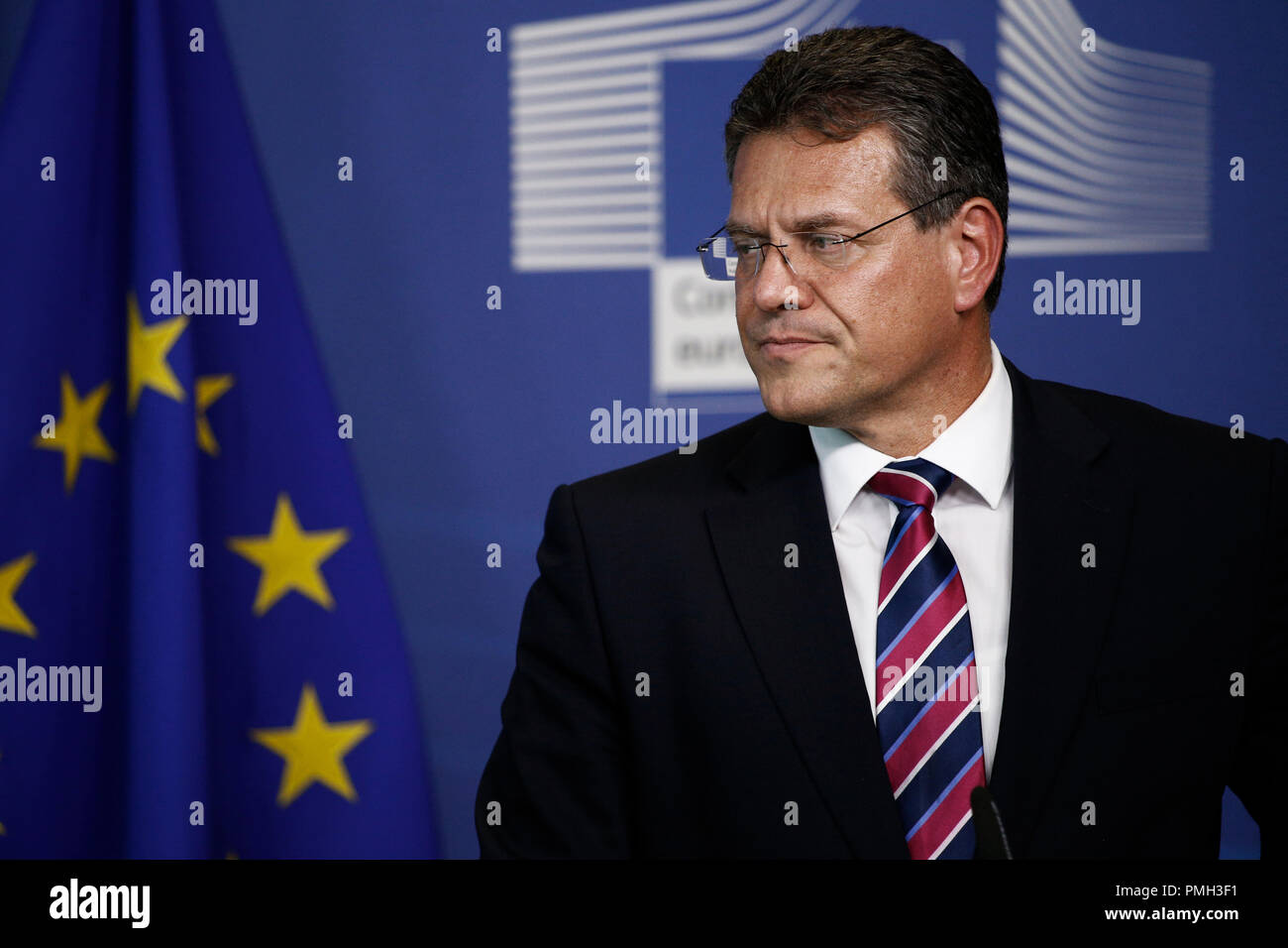 Brussels, Belgium. 18th September 2018.Vice-President of the EU ...
