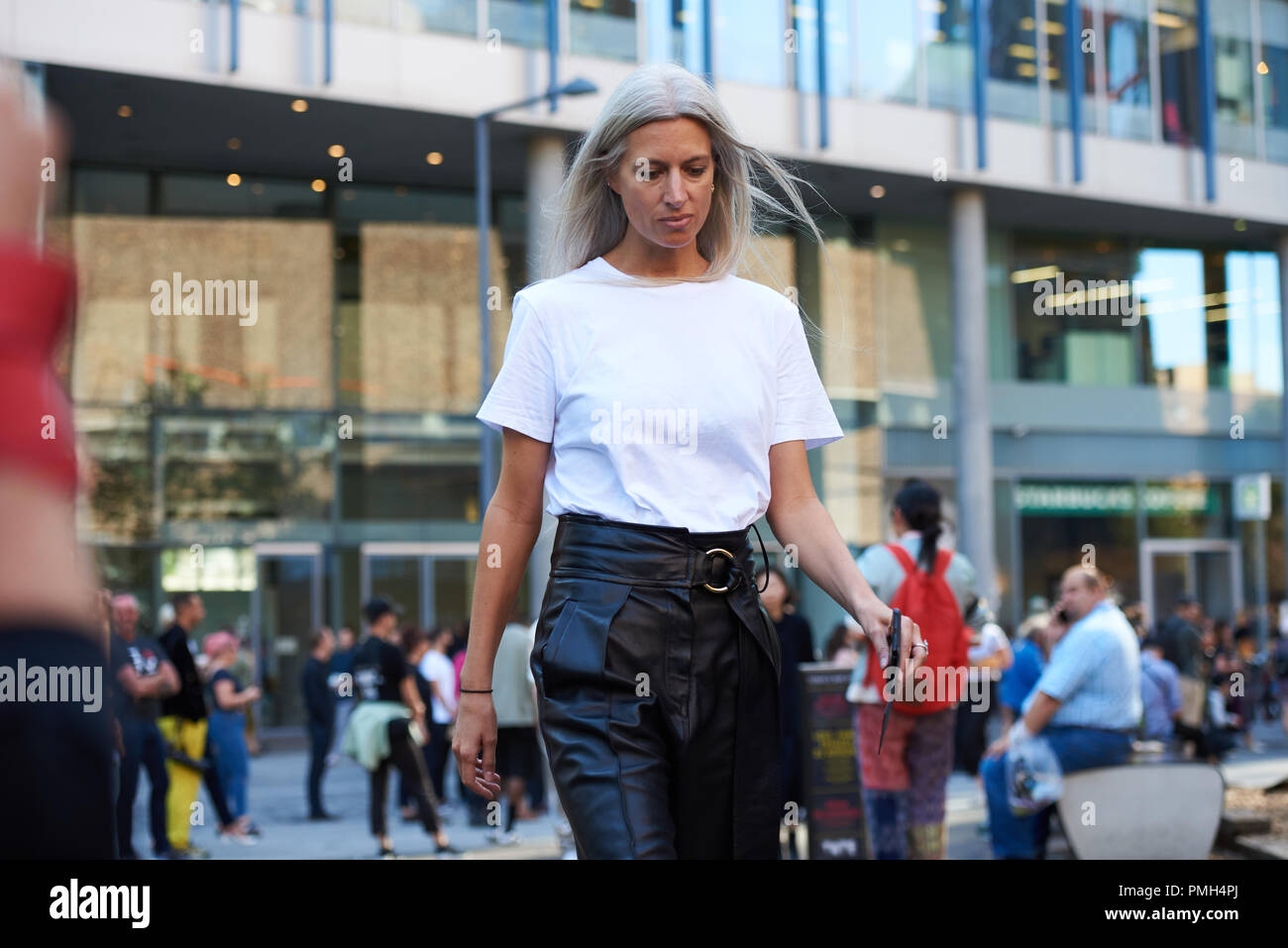 London, UK. 16th September 2018, Street Style, Spring Summer 2019 ...