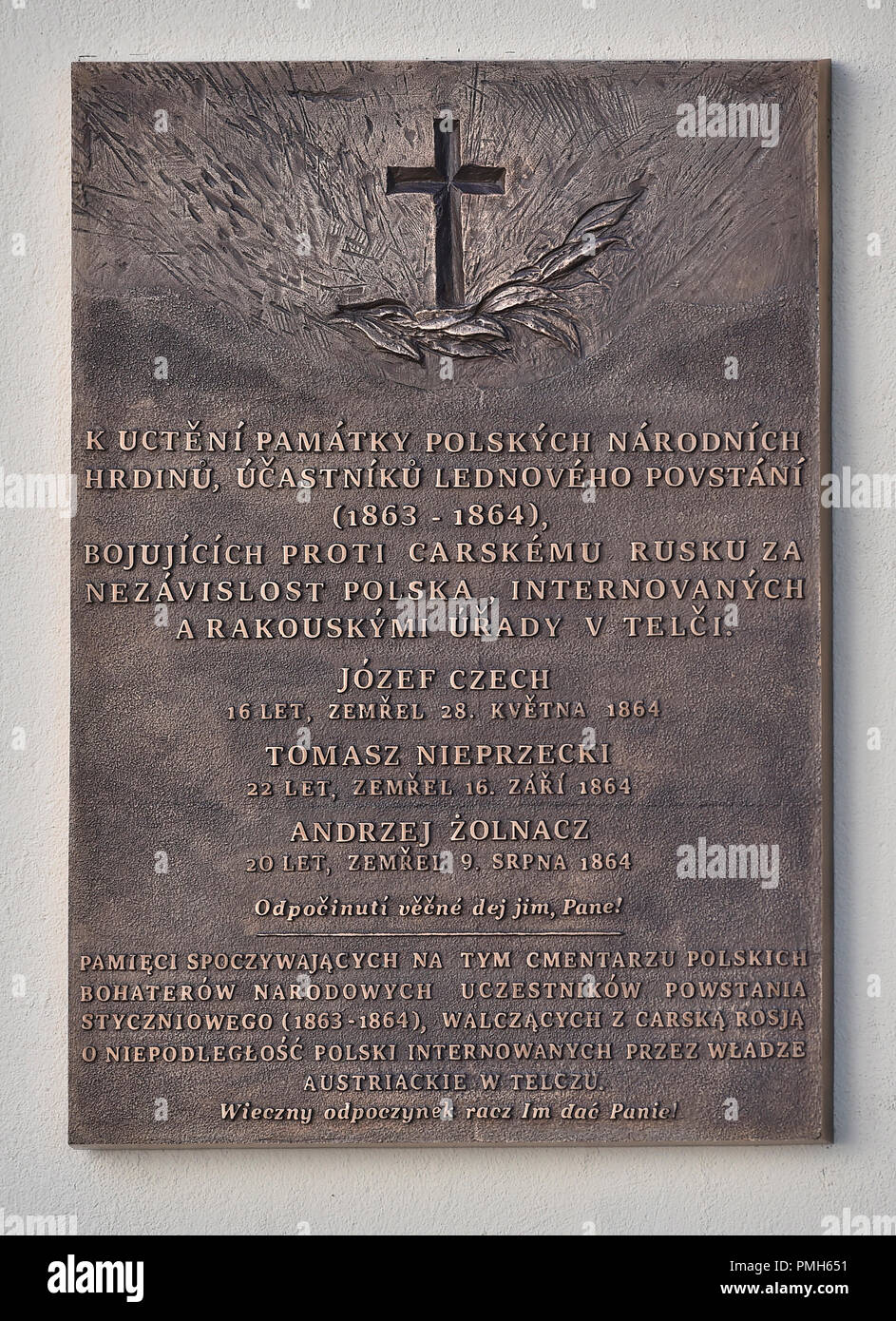 Telc today on Tuesday, September 18, 2018, unveiled two plaques ...