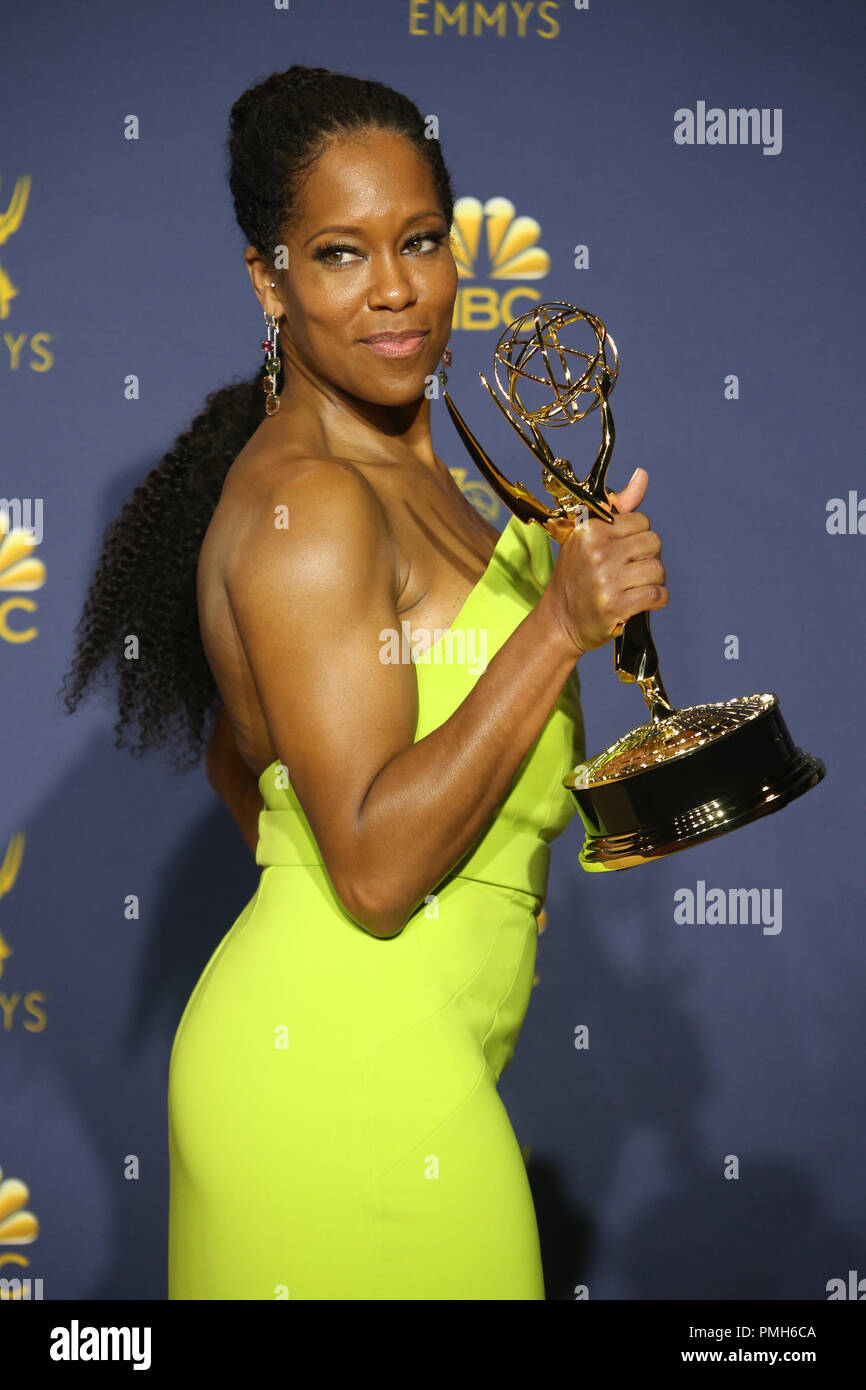 LOS ANGELES, CA - SEPTEMBER 17: Regina King in the press room at the ...