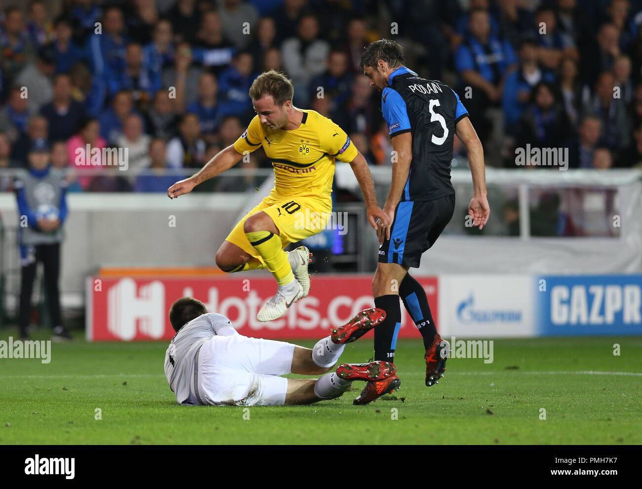 Brugge, Belgien. 18th Sep, 2018. firo: 18.09.2018, football, 1 ...
