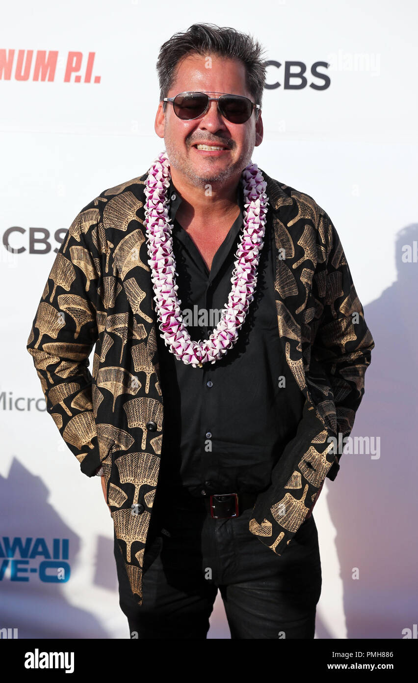 September 16, 2018 - Executive Producer Peter M. Lenkov on the red carpet during the Hawaii Five ...