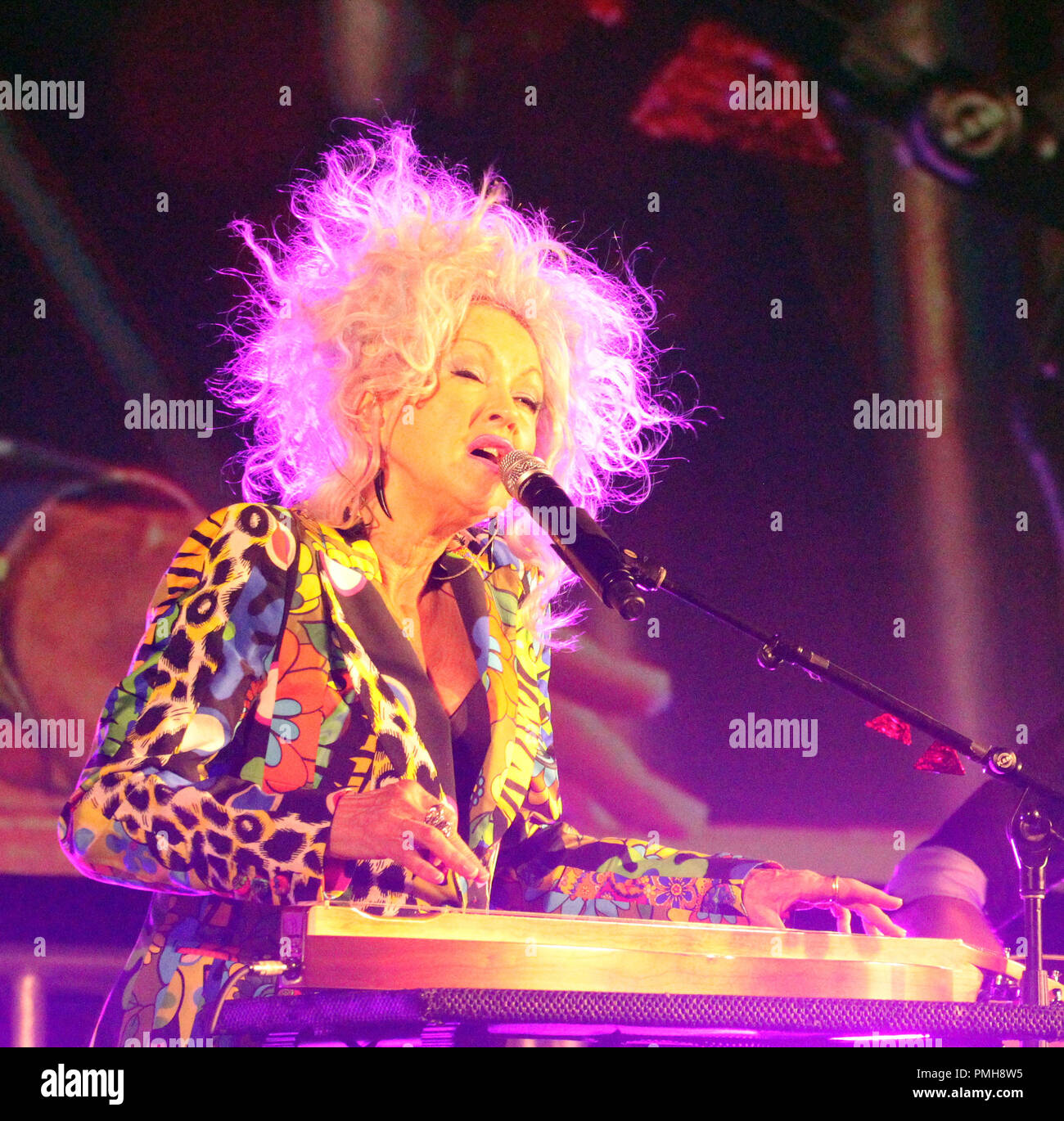 September 16, 2018 - Cyndi Lauper performs during the Hawaii Five-O and ...