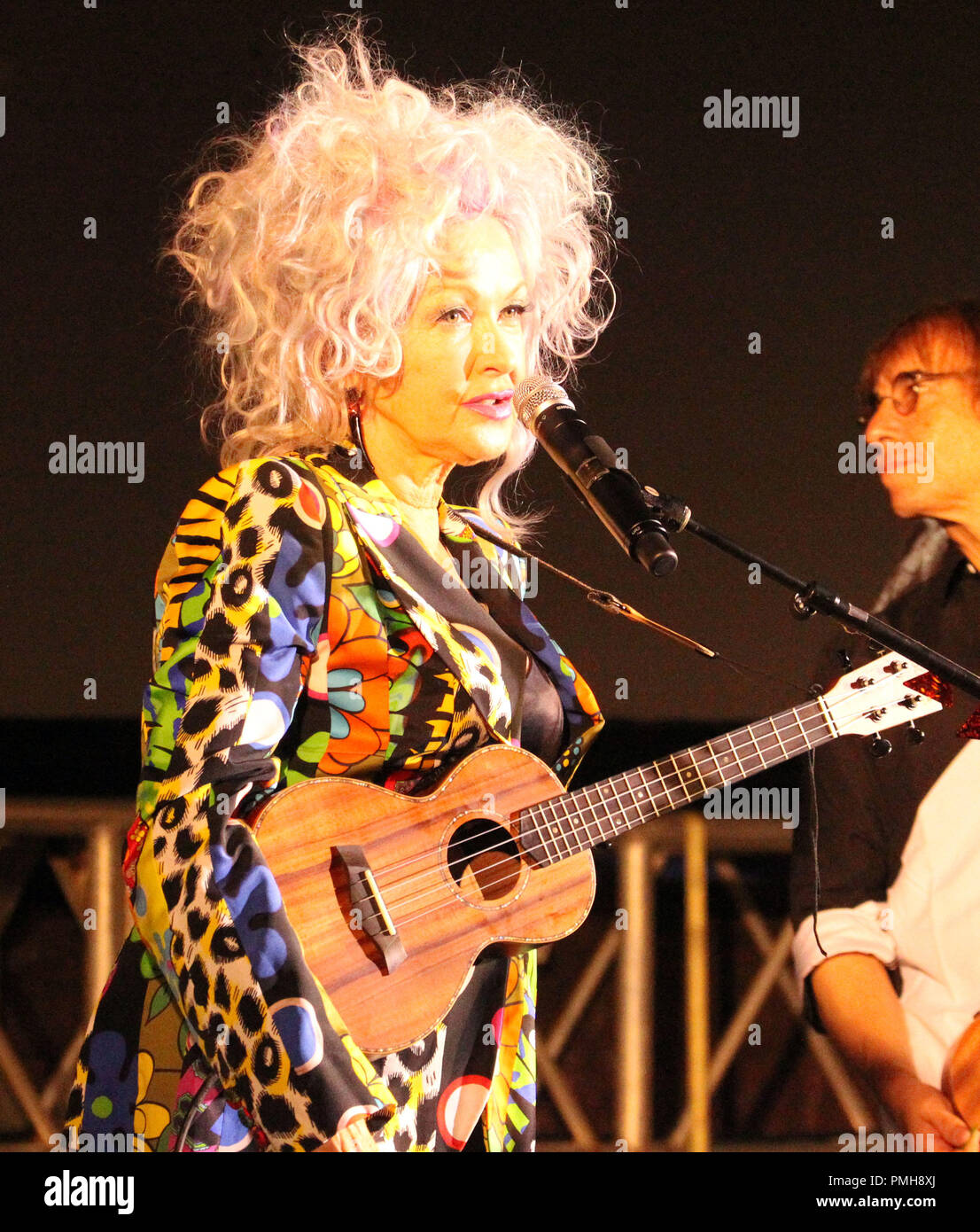 September 16, 2018 - Cyndi Lauper performs during the Hawaii Five-O and ...