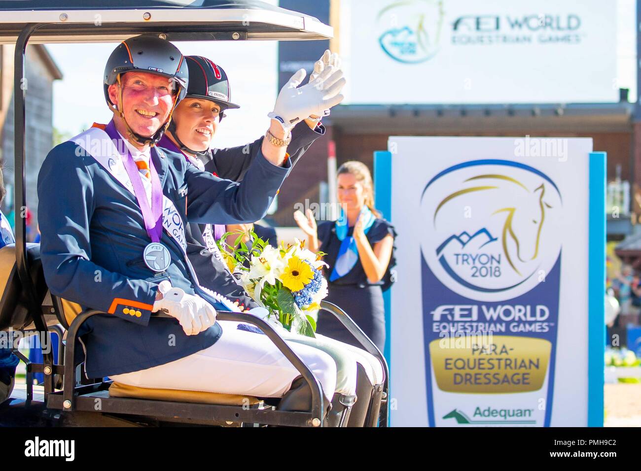 Tryon, North Carolina, USA . 18th Sep, 2018. Winner. Gold medal. Sophie ...