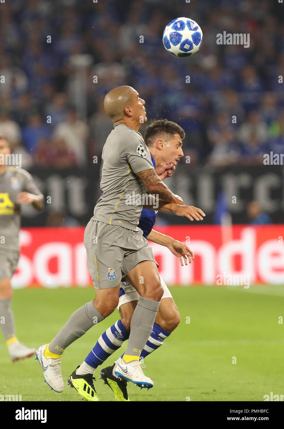 Gelsenkirchen, Germany. 18th Sep, 2018. Maxi Pereira (FC Porto) during ...