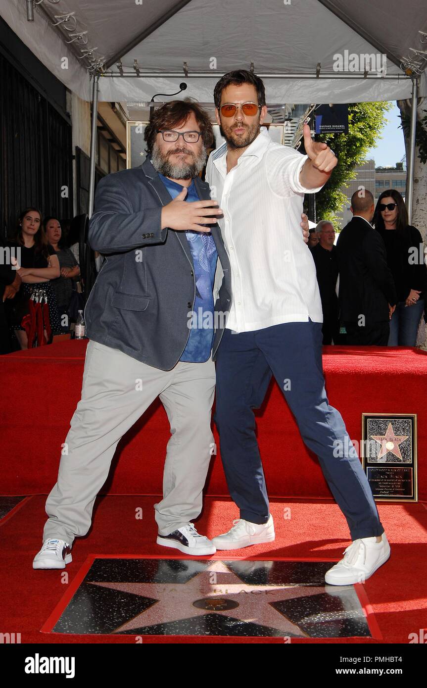 Los Angeles, CA, USA. 18th Sep, 2018. Jack Black, Eli Roth at the ...