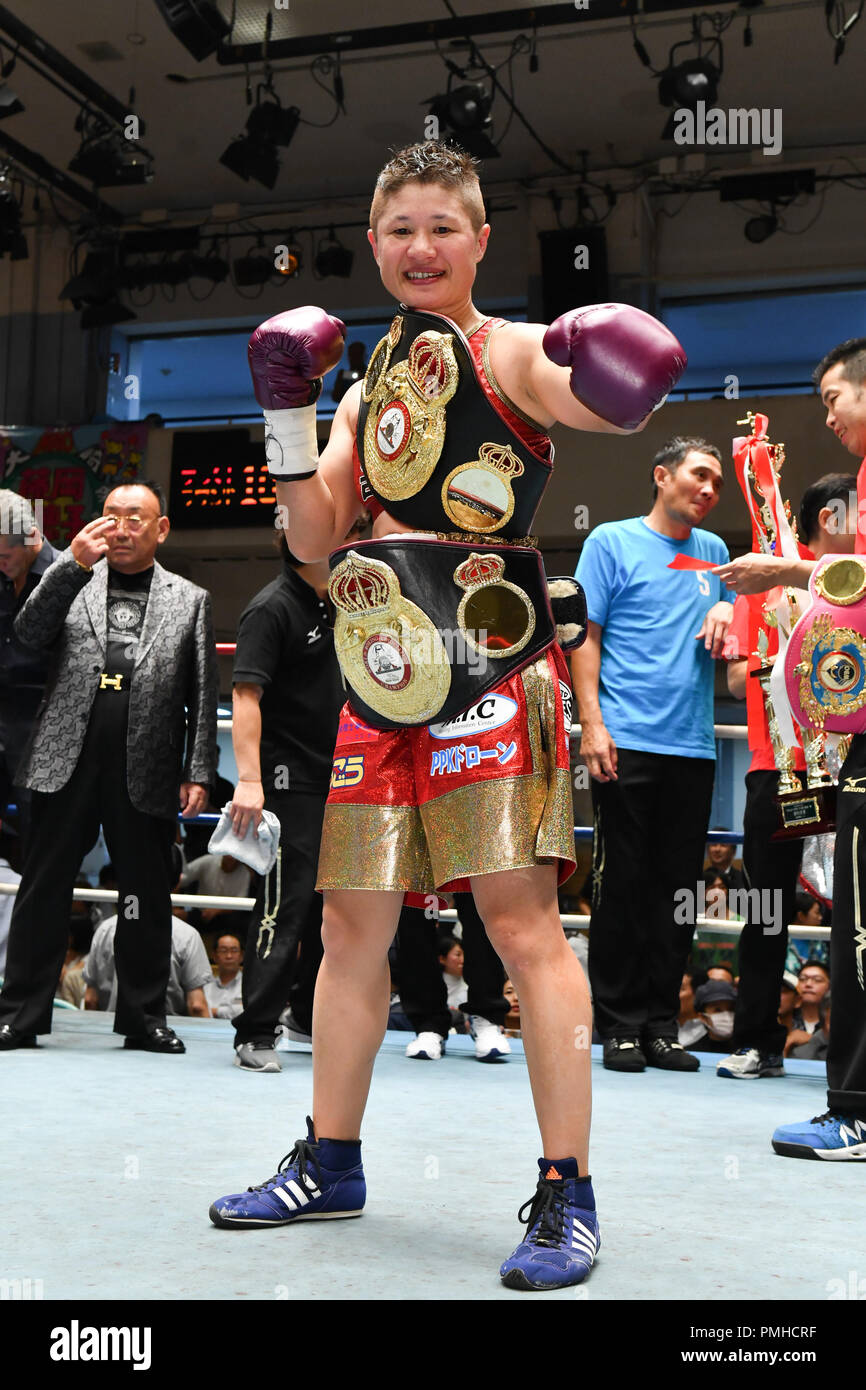 Tokyo, Japan. 14th Sep, 2018. Naoko Fujioka (JPN) Boxing : Naoko ...