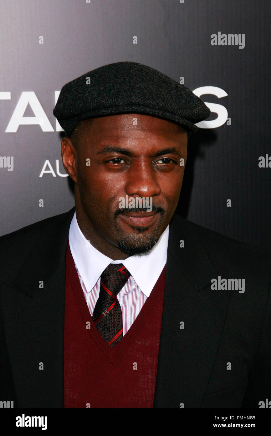 Idris Elba at the Premiere of Screen Gems' "Takers". Arrivals held at ...