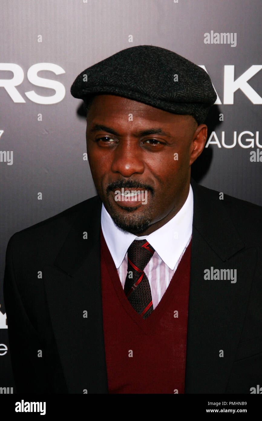 Idris Elba at the Premiere of Screen Gems' "Takers". Arrivals held at ...