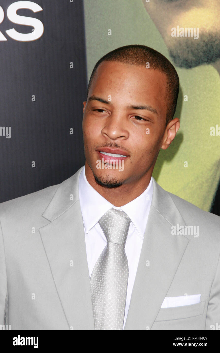 Tip ( T.I. ) Harris at the Premiere of Screen Gems' "Takers". Arrivals ...