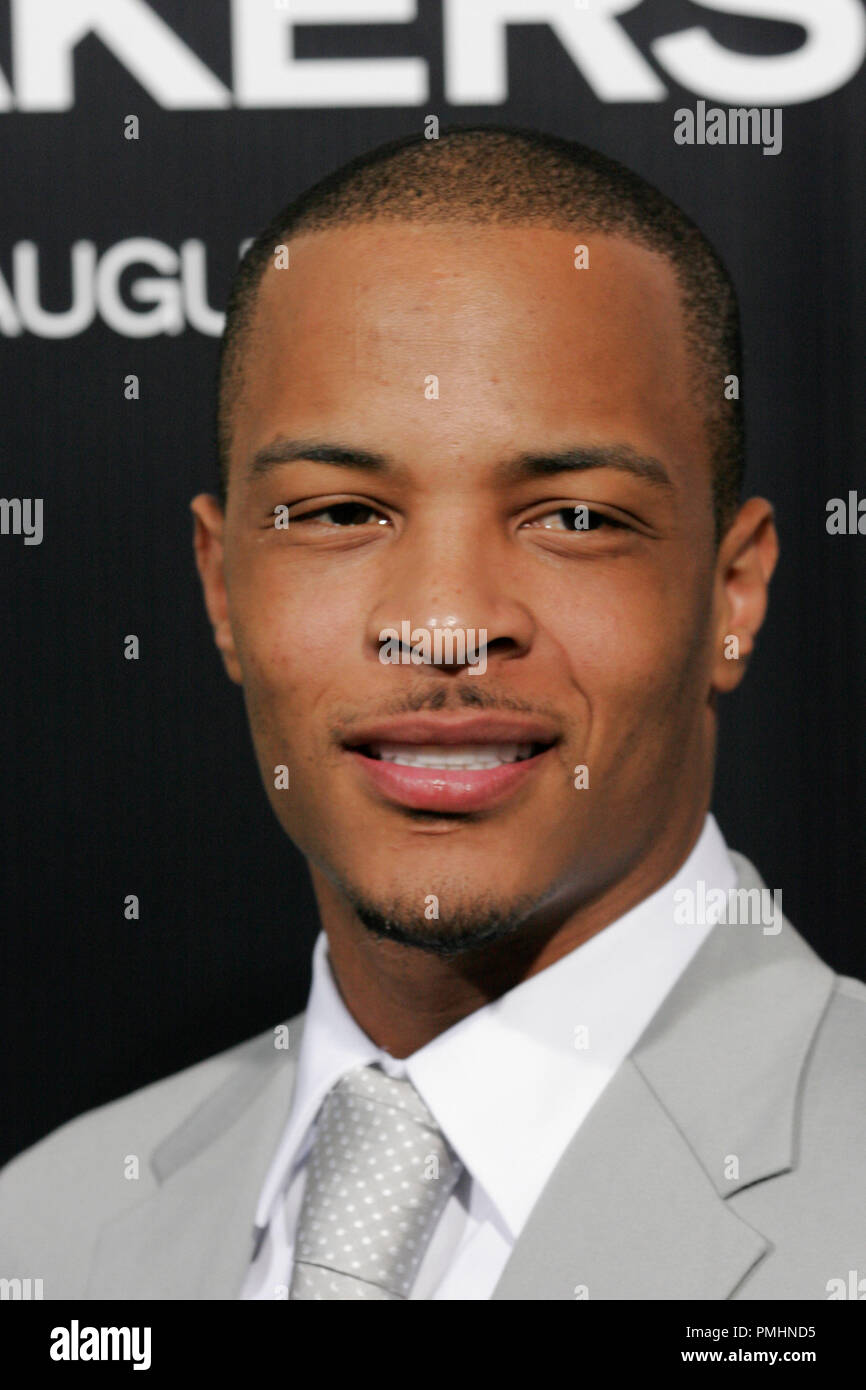 Tip ( T.I. ) Harris at the Premiere of Screen Gems' "Takers". Arrivals ...