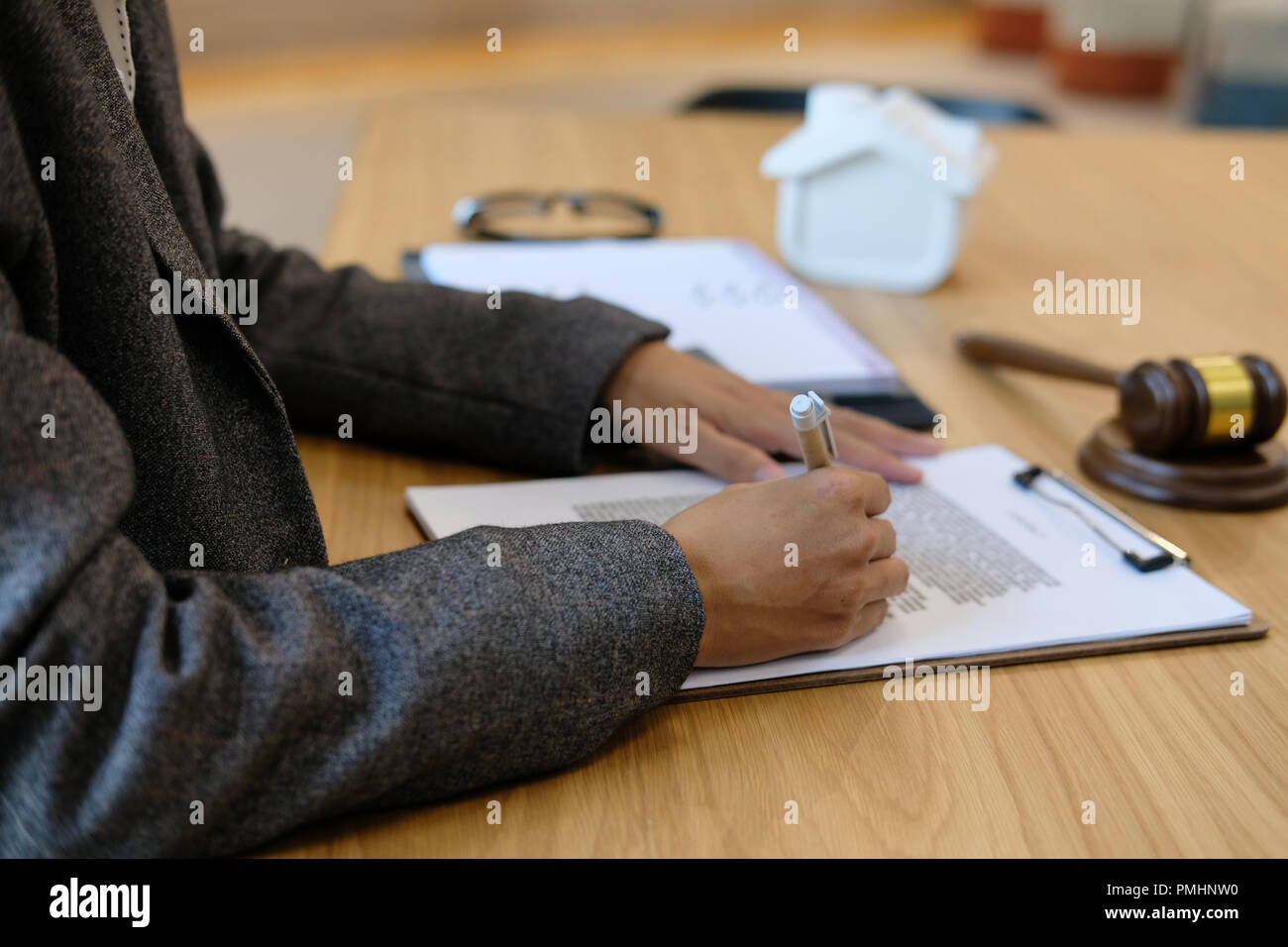 Legal document review lawyer hi-res stock photography and images - Alamy