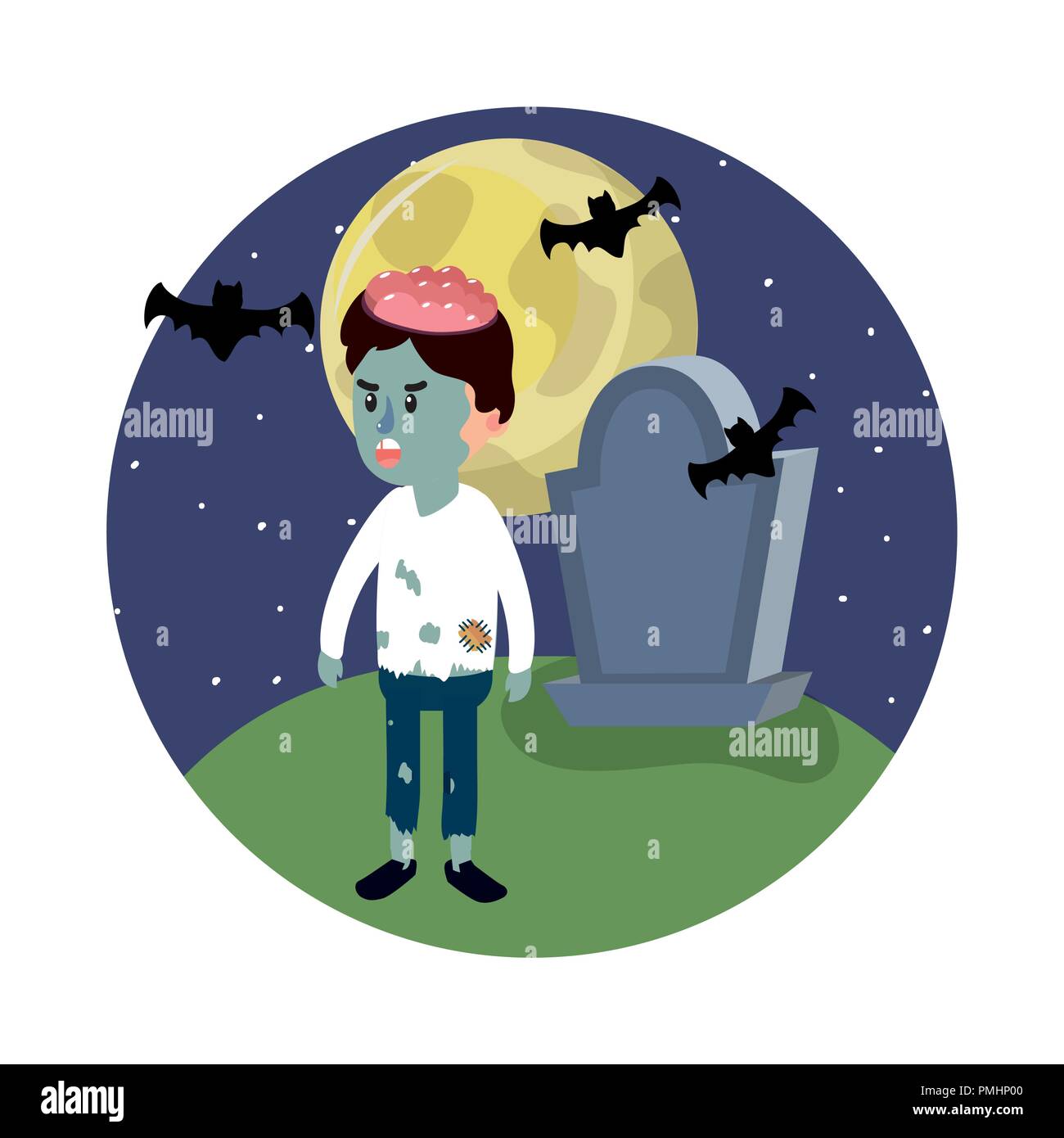 Halloween and boy Stock Vector Image & Art - Alamy