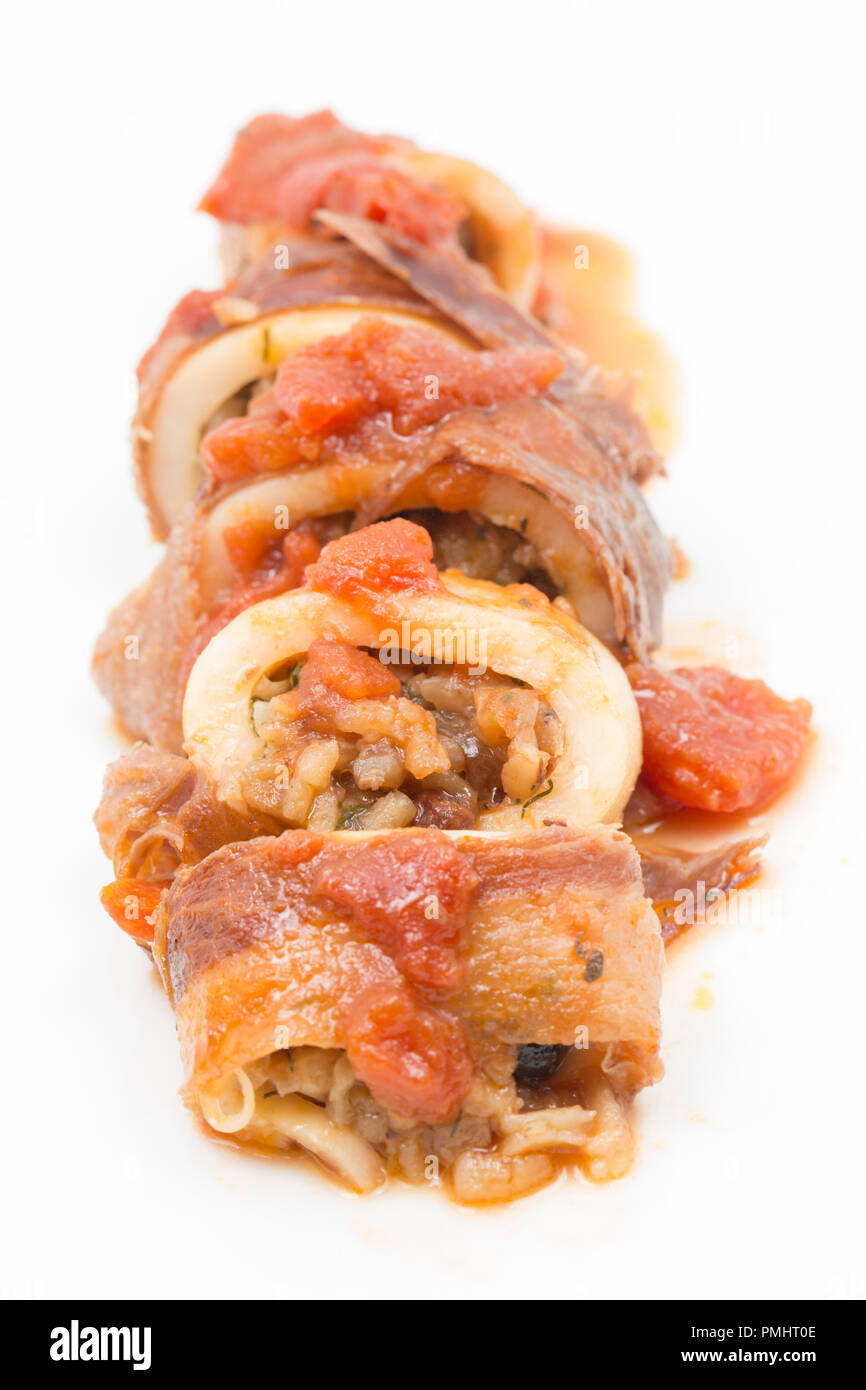 Squid tube Cut Out Stock Images & Pictures - Alamy