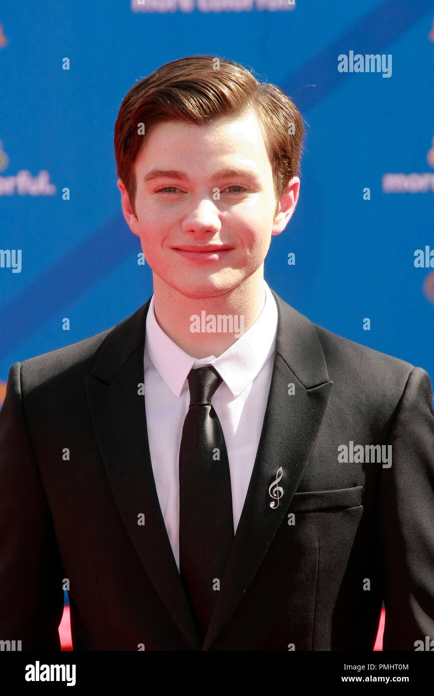 Chris Colfer at the 62nd Annual Primetime Emmy Awards held at the Nokia ...
