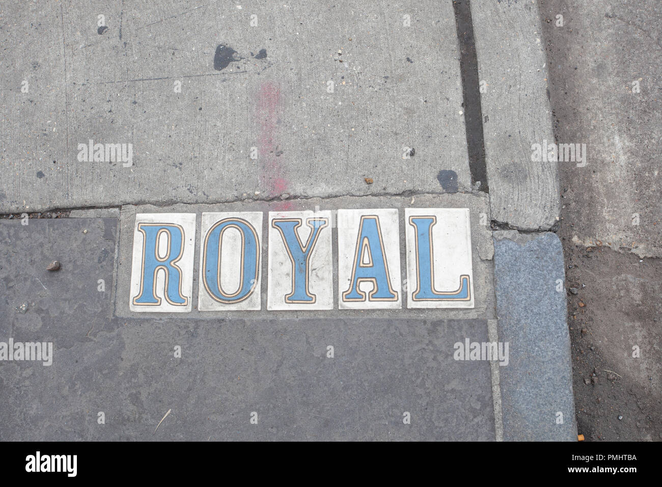 Royal street New Orleans Stock Photo - Alamy