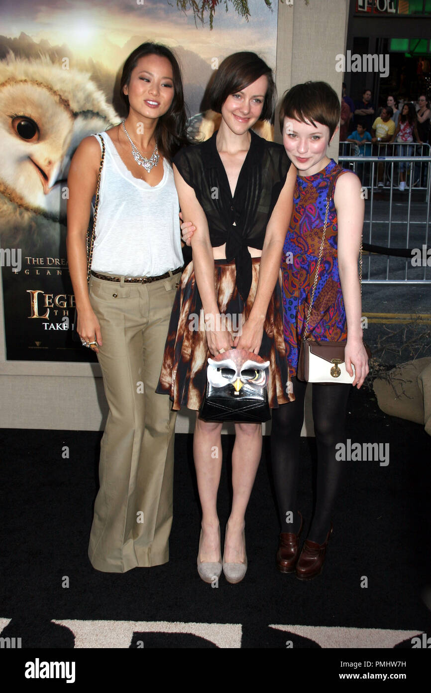 Jamie Chung, Jena Malone, Emily Browning 09/19/10 "Legend of the ...