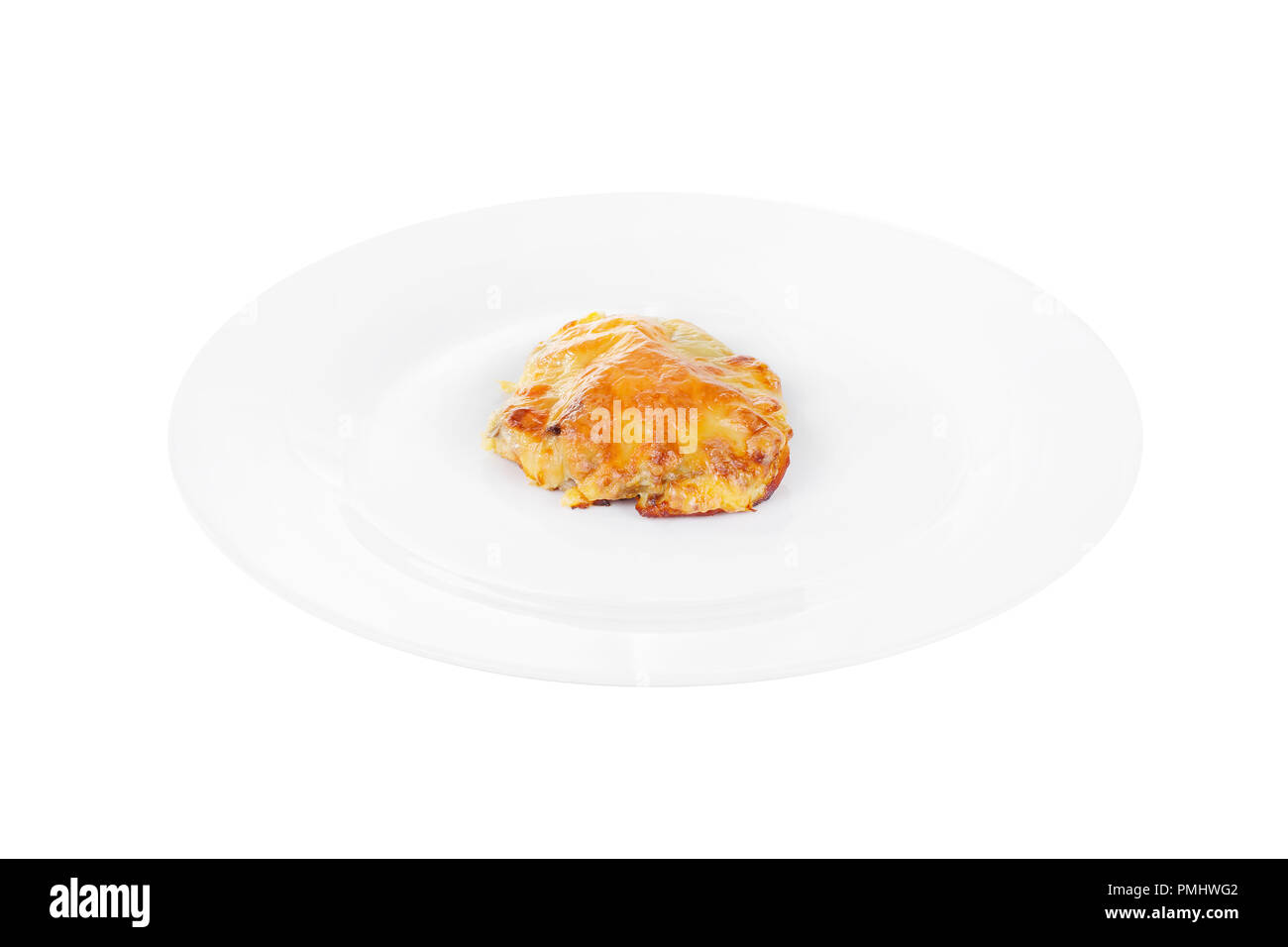 Meat, pork, beef, chicken, fish baked under a crust of mayonnaise and ...