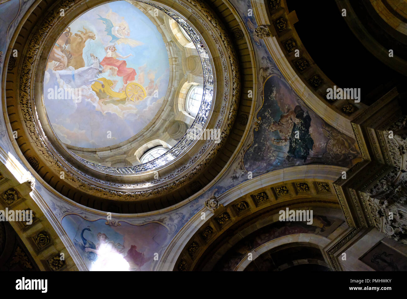 Antonio Pellegrini's dome at Castle Howard, North Yorkshire, England UK ...