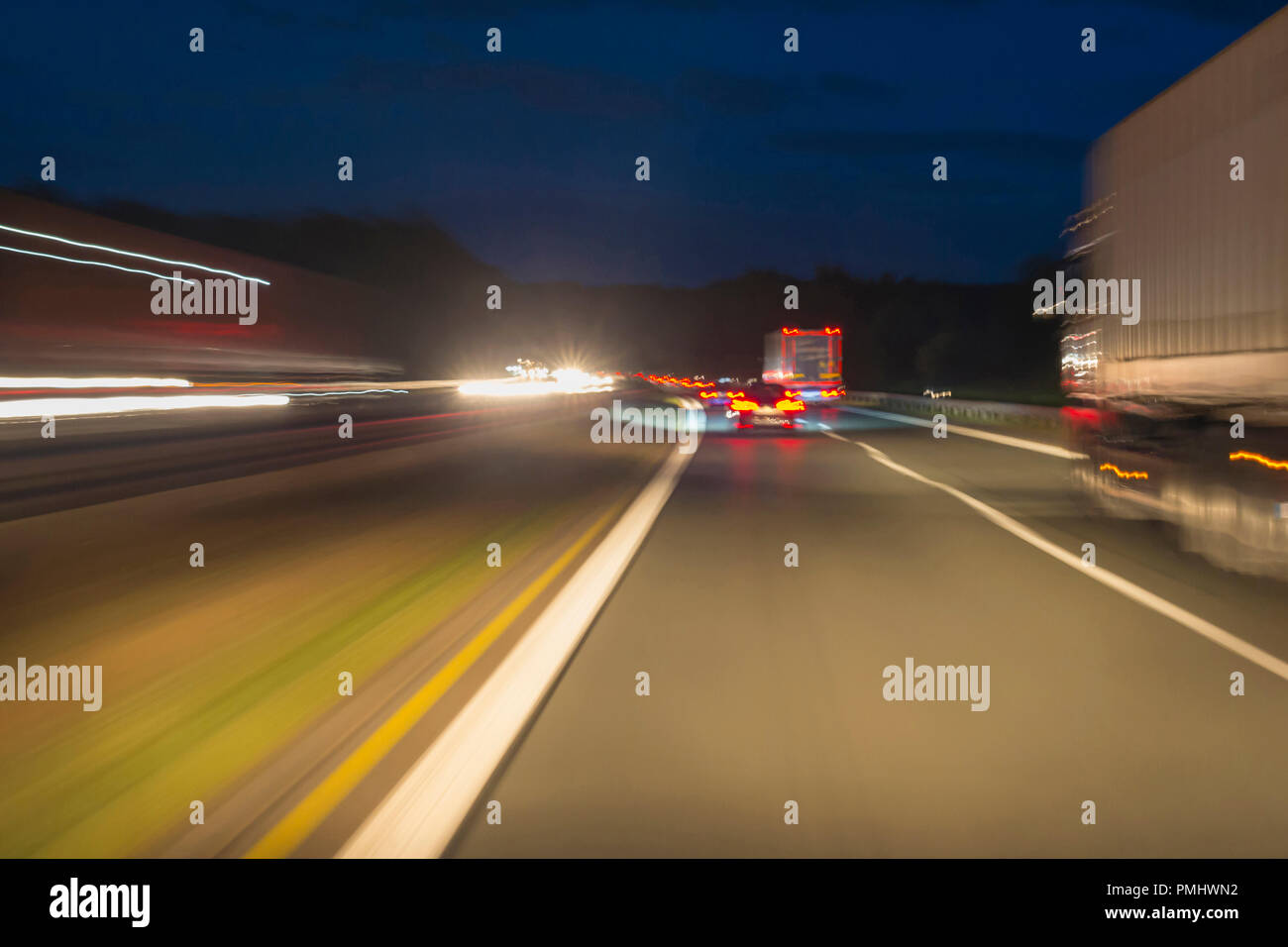 Driving on the motorway hi-res stock photography and images - Alamy