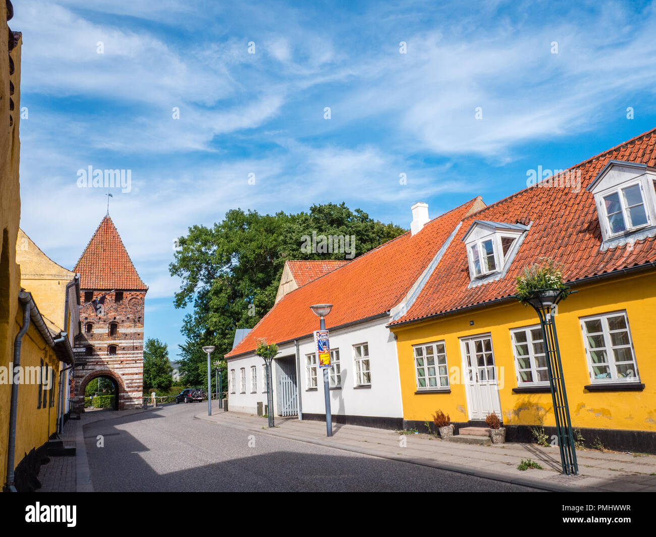 Entrance Gate, Historic Town of Stege, Mons Island, Denmark, Europe ...