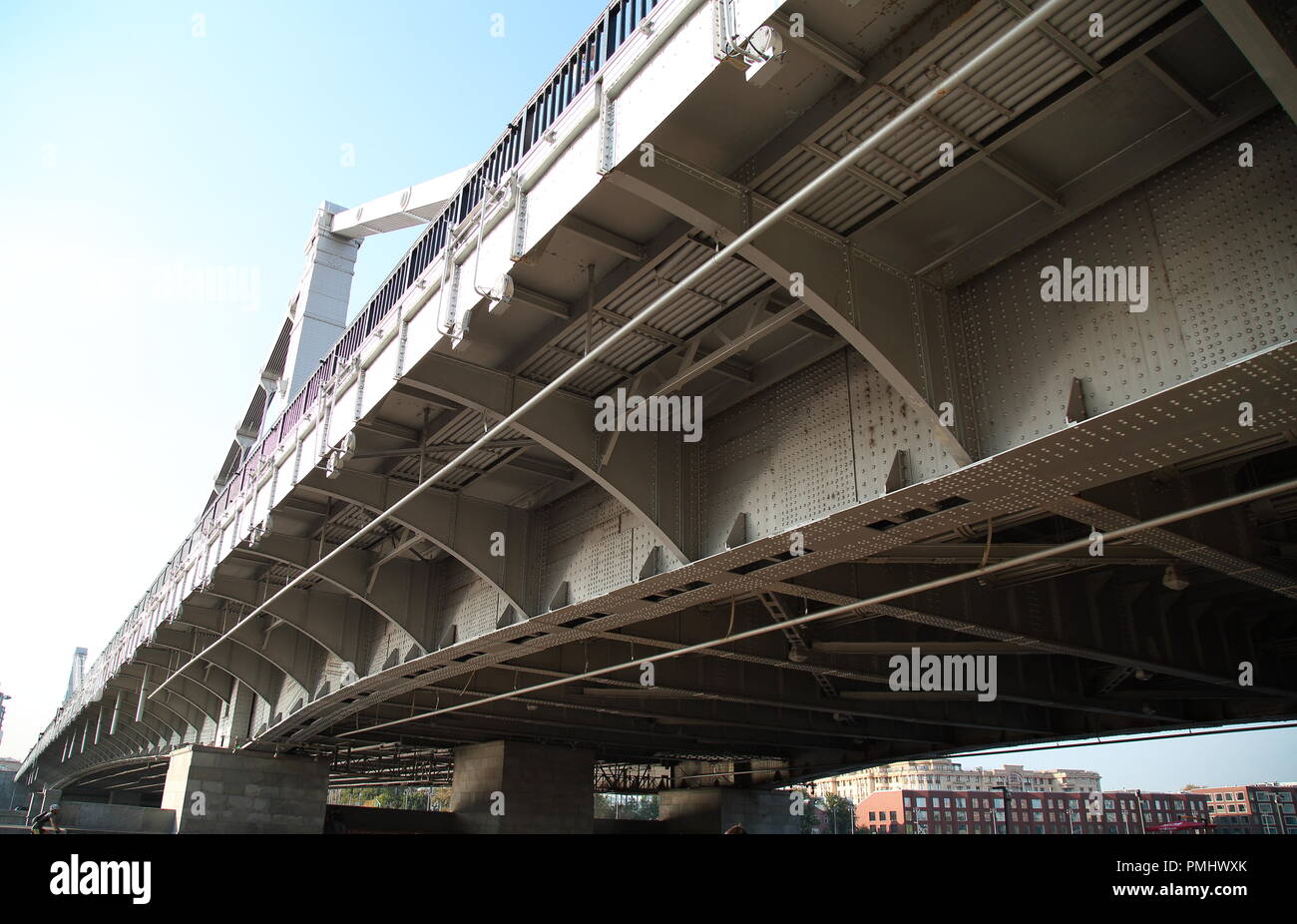 Bridge Krymsky in Moscow Stock Photo - Alamy