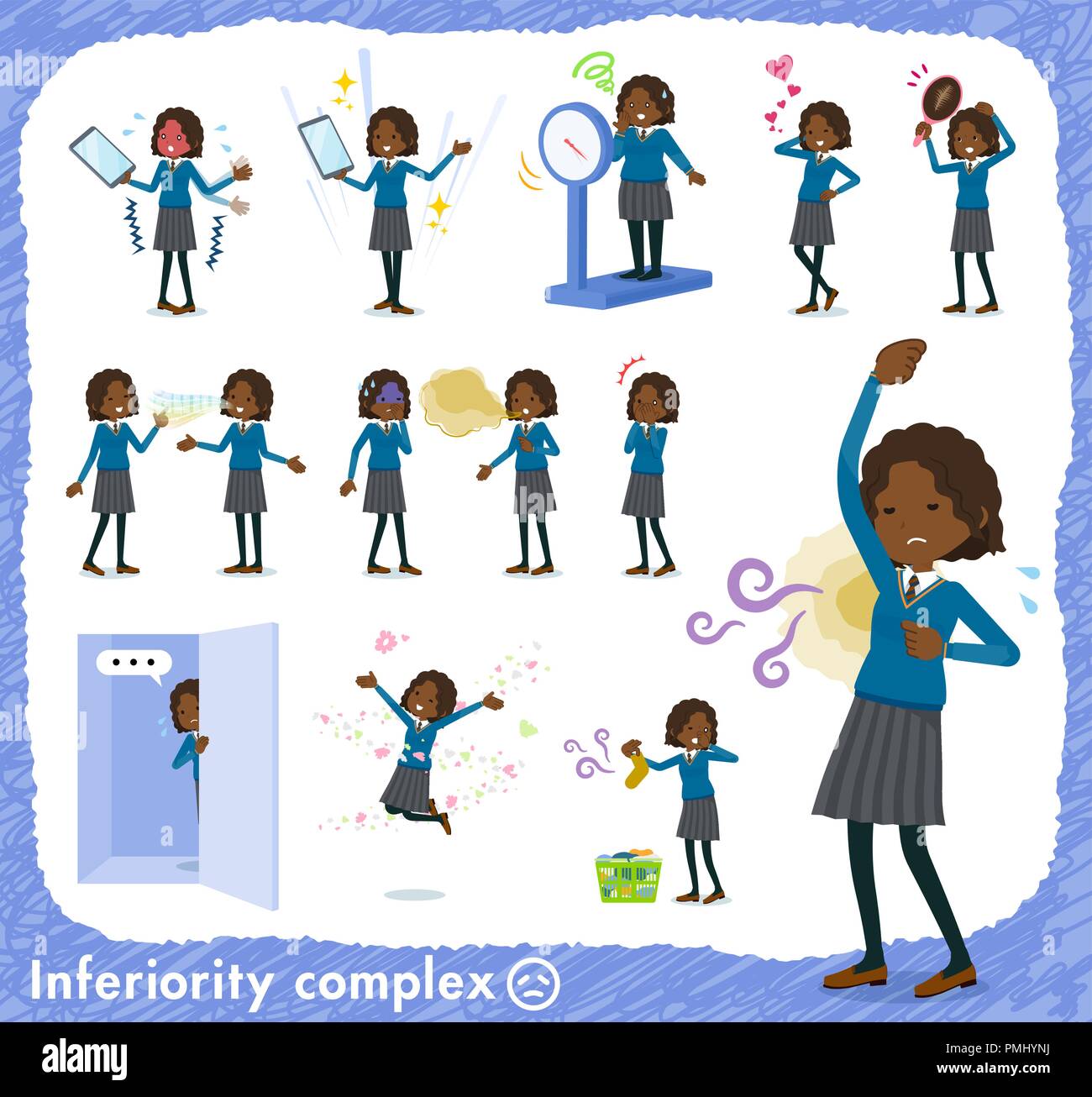 American inferiority Stock Vector Images - Alamy