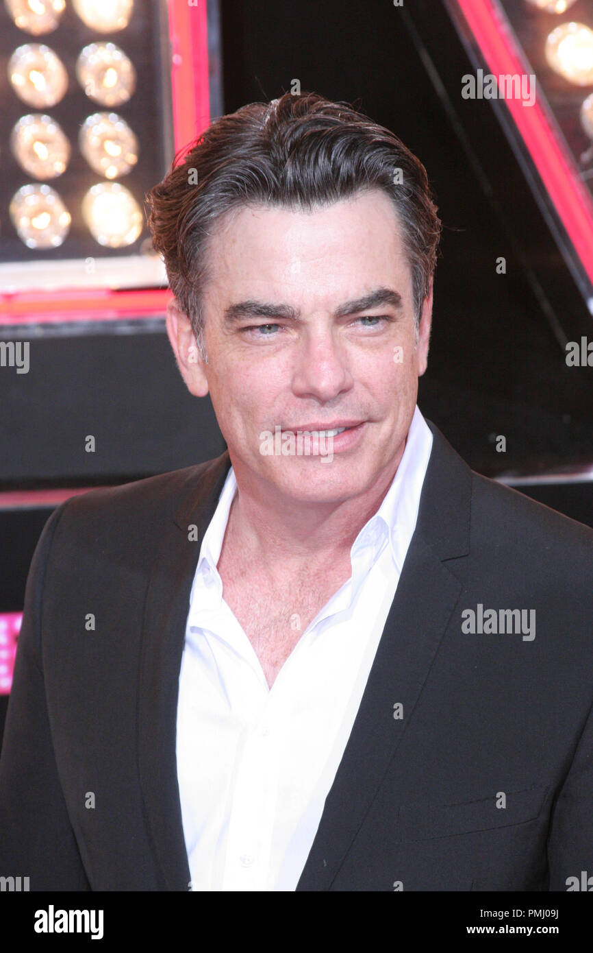 Peter Gallagher at the premiere of Sony Pictures Burlesque. Arrivals ...