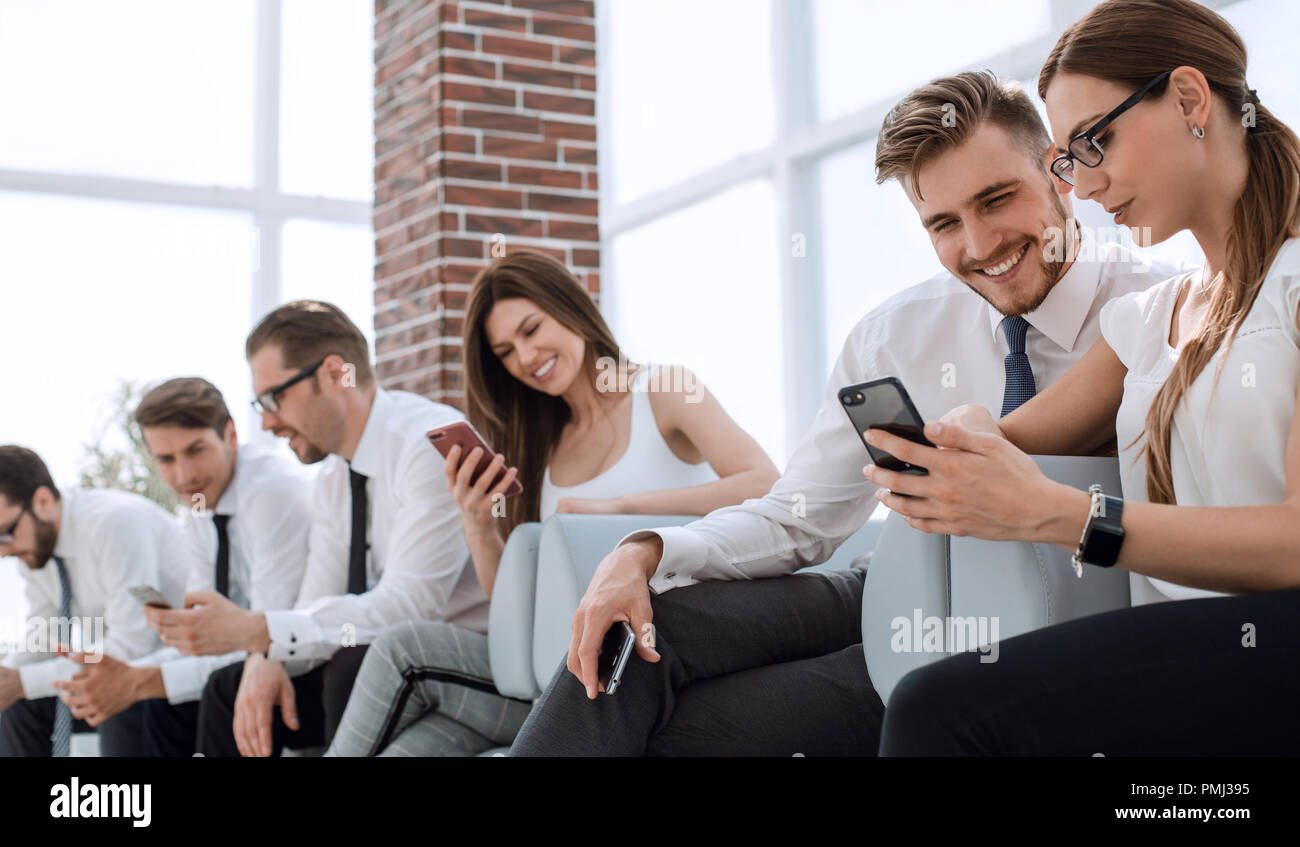 Waiting line employees hi-res stock photography and images - Alamy