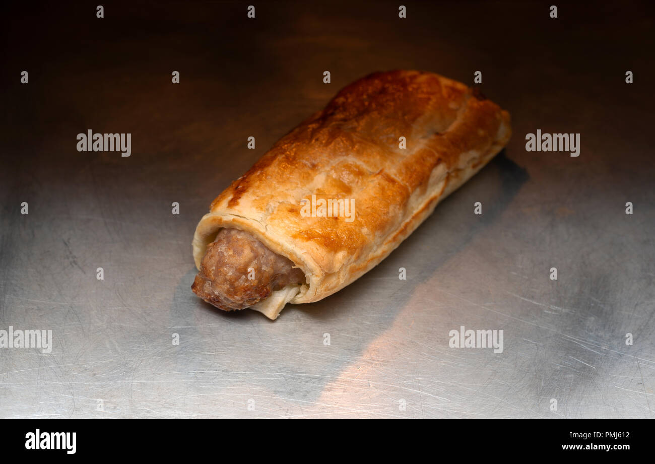 Sausage roll in oven Stock Photo - Alamy