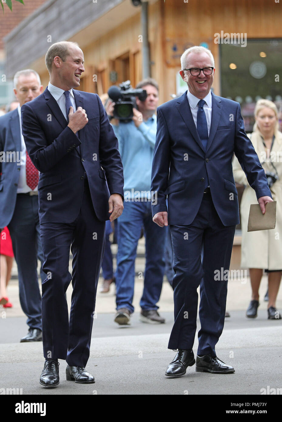 The Duke of Cambridge at the unveiling of a sculpture of Frank Foley at ...