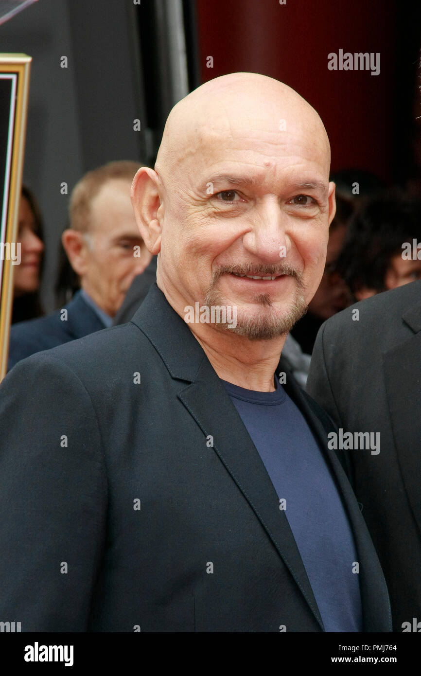 Ben Kingsley at the Hollywood Chamber of Commerce ceremony to honor him ...