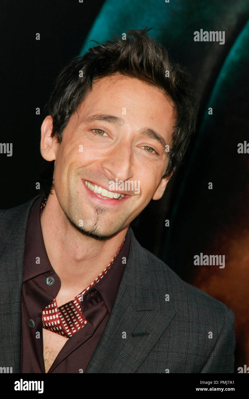 Adrien Brody at the Premiere of Warner Bros. Pictures' "Splice ...