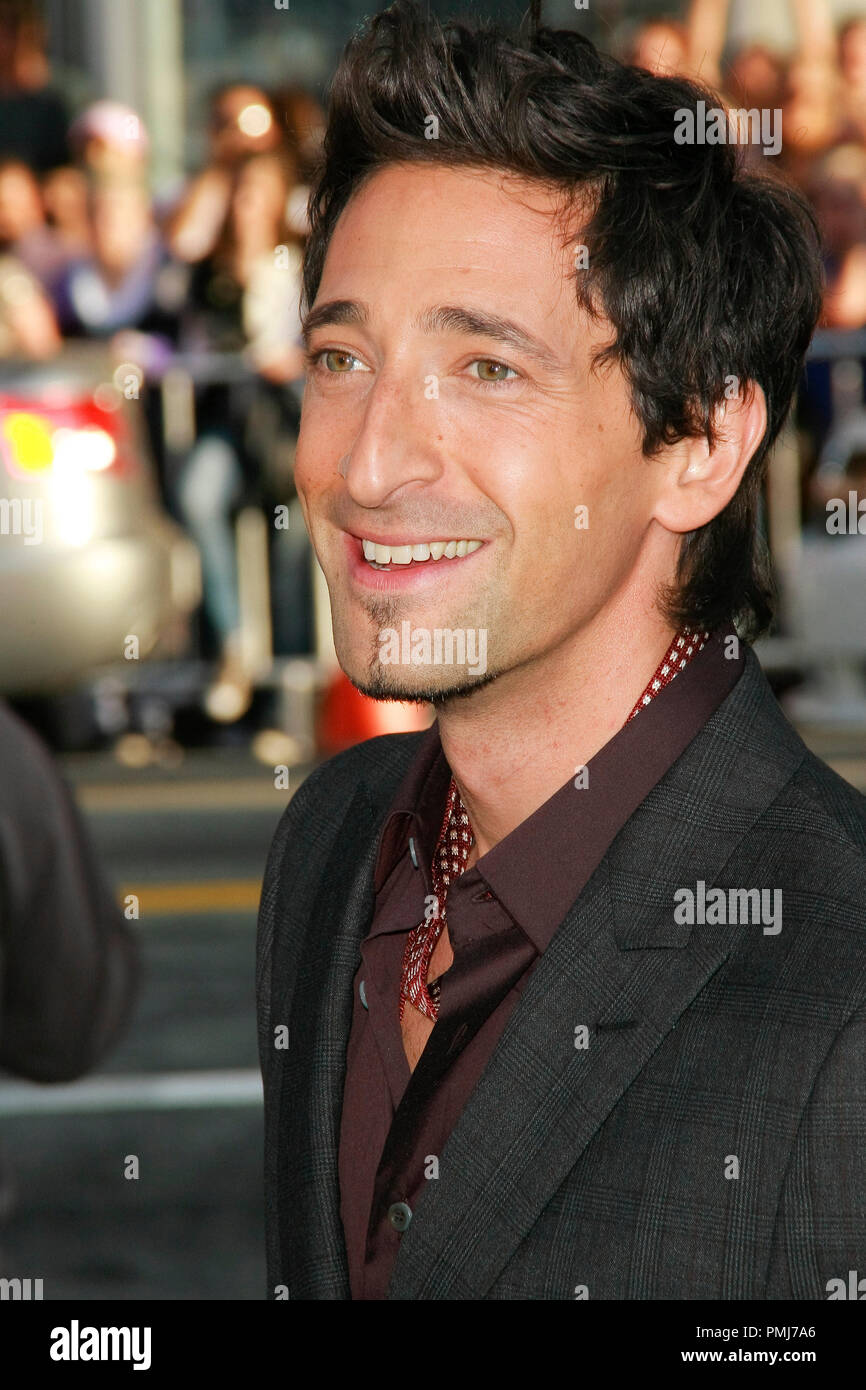 Adrien Brody at the Premiere of Warner Bros. Pictures' "Splice ...
