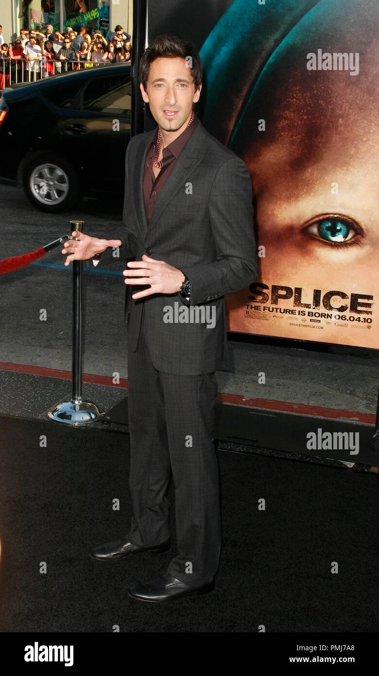 Adrien Brody at the Premiere of Warner Bros. Pictures' "Splice ...