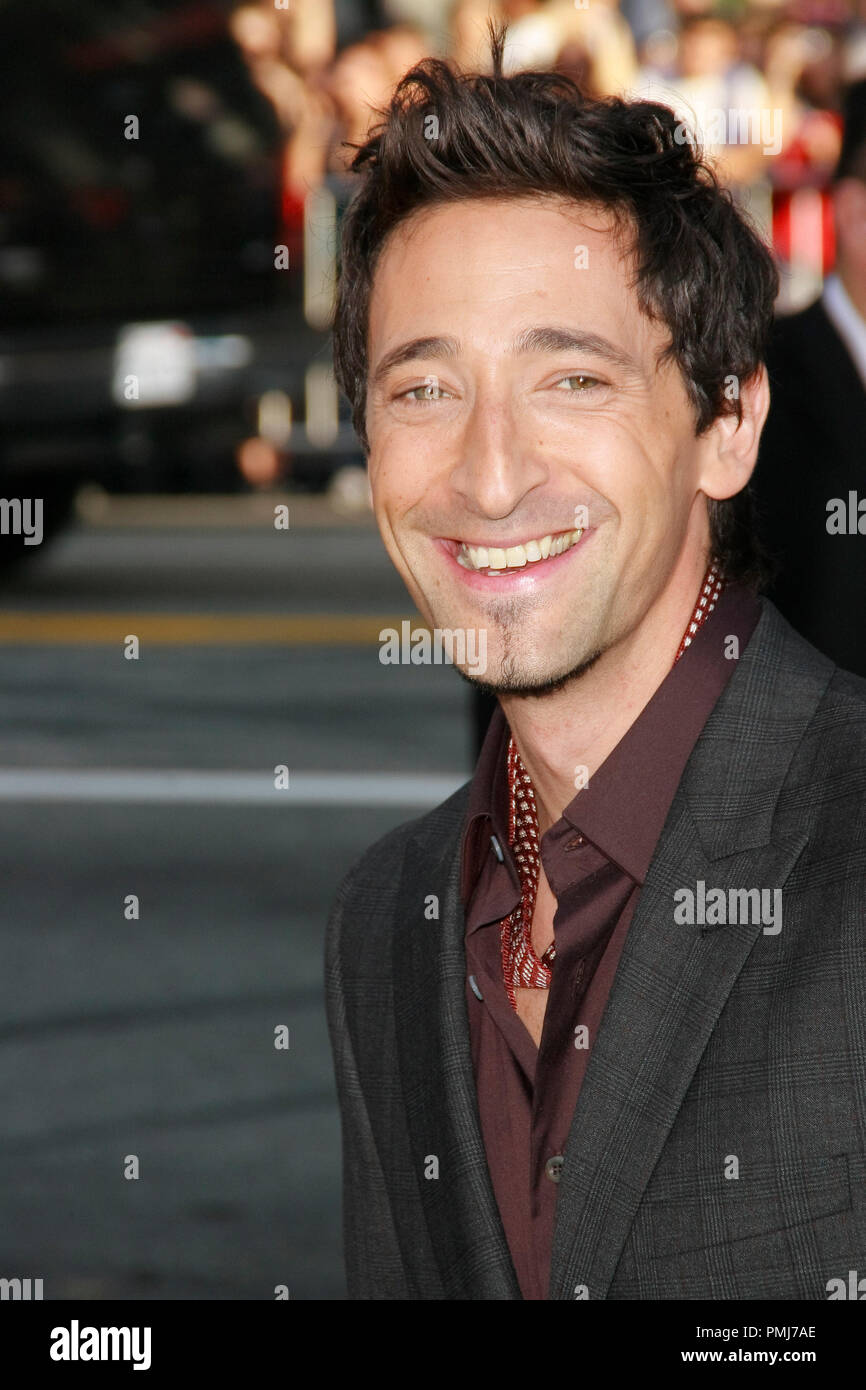 Adrien Brody at the Premiere of Warner Bros. Pictures' "Splice ...