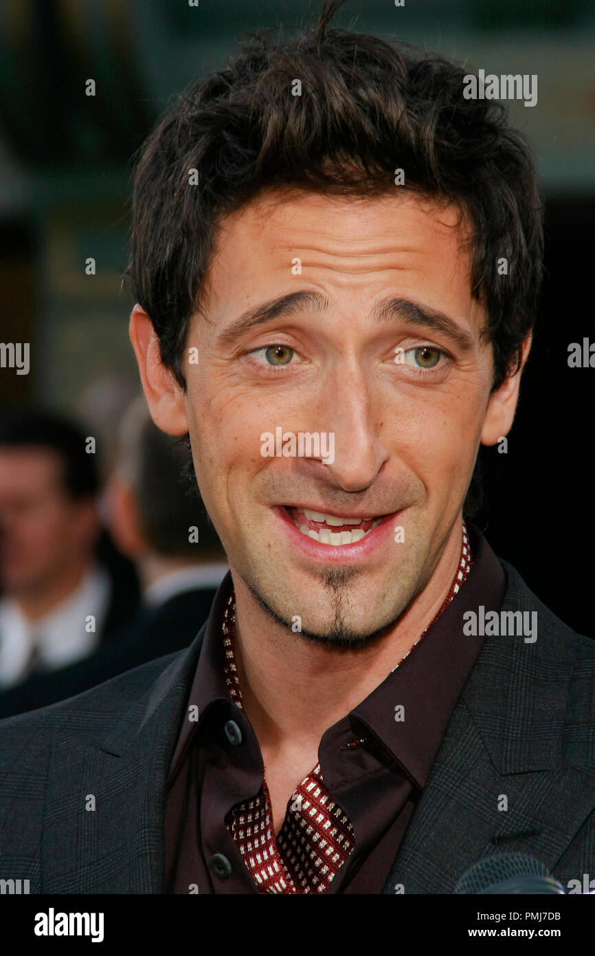 Adrien Brody at the Premiere of Warner Bros. Pictures' "Splice ...