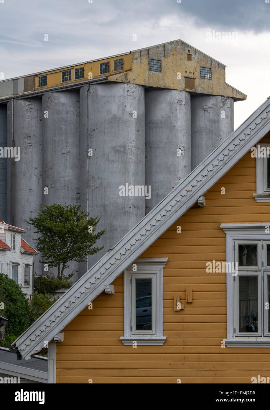 Stavanger Havnesilo was built for grain by the Norwegian State Cereal ...