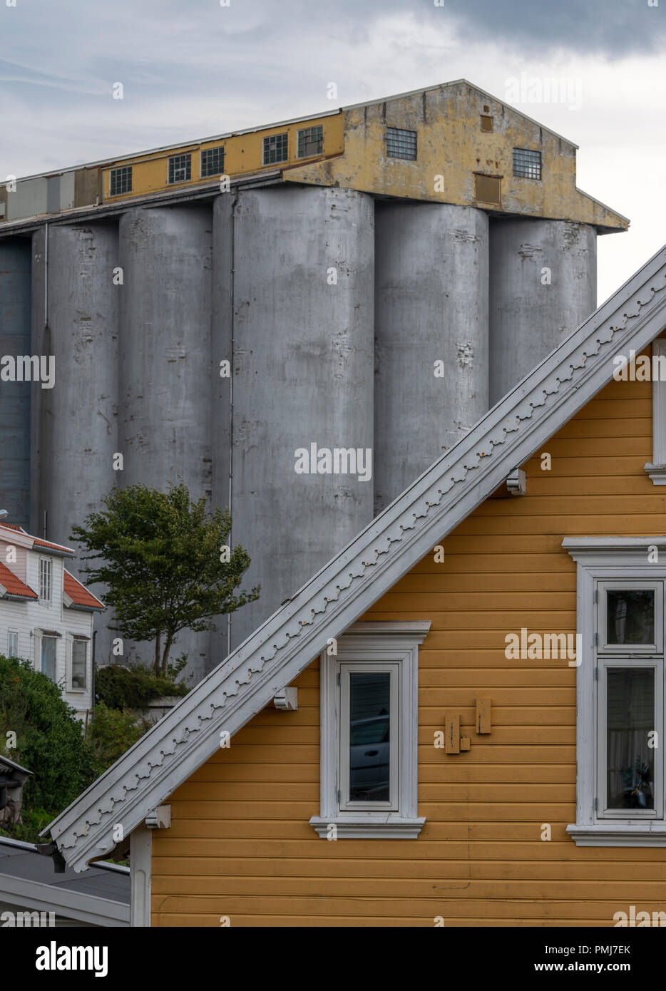 Stavanger Havnesilo was built for grain by the Norwegian State Cereal ...