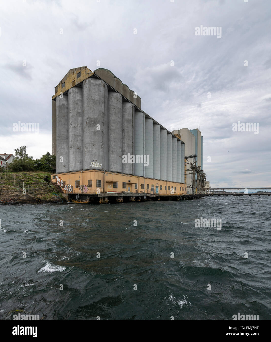 Stavanger Havnesilo was built for grain by the Norwegian State Cereal ...